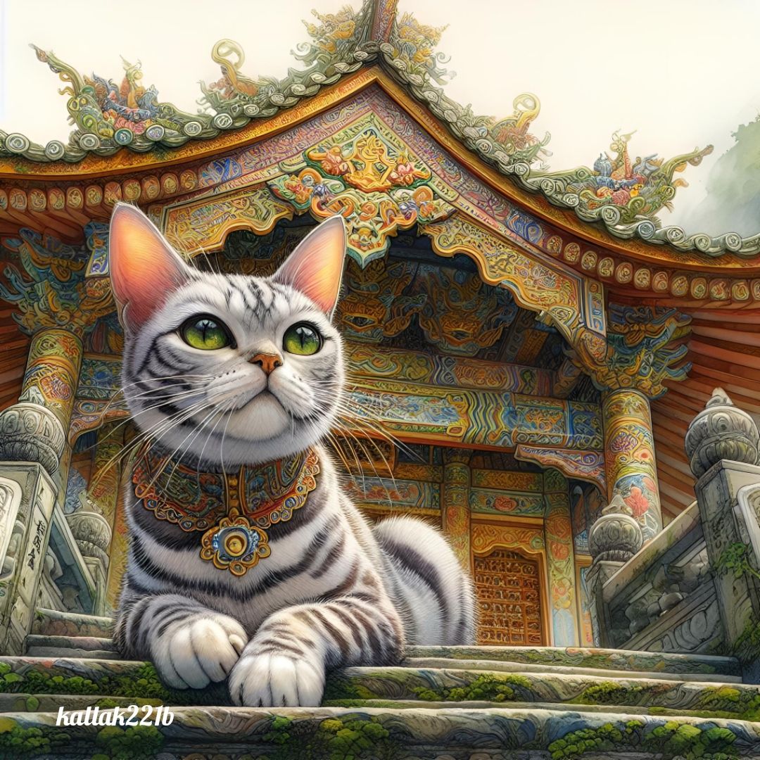 Temple cats - AI Generated Artwork - NightCafe Creator