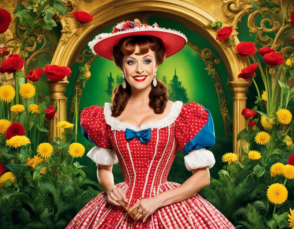 Flowery Portrait - AI Generated Artwork - NightCafe Creator