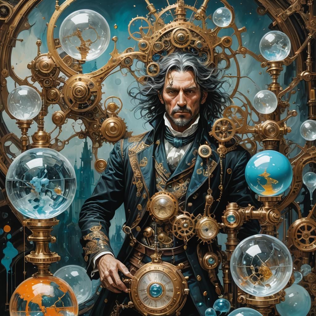 The Time Master - AI Generated Artwork - NightCafe Creator