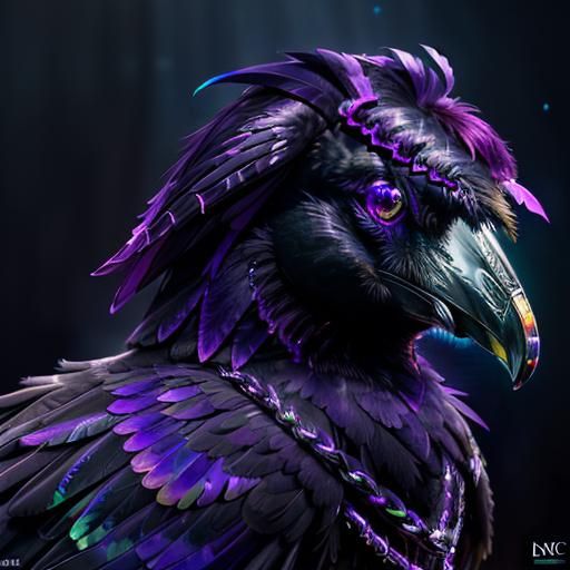 Magical Raven II - AI Generated Artwork - NightCafe Creator