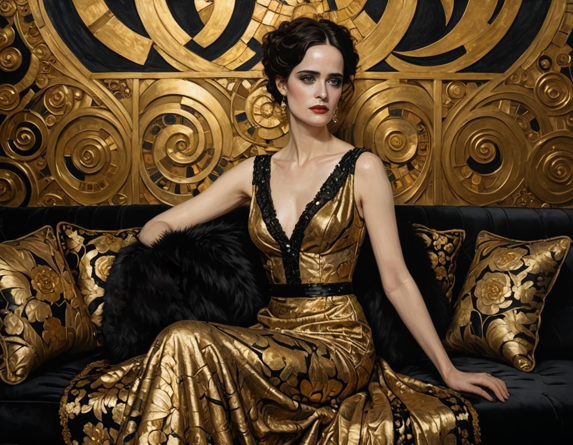 Green and gold - AI Generated Artwork - NightCafe Creator