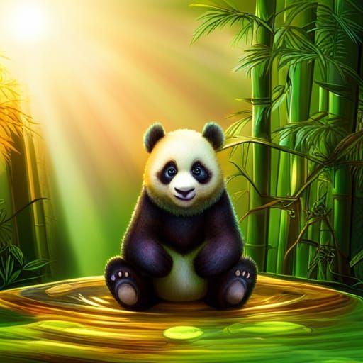 Panda Paradise - AI Generated Artwork - NightCafe Creator