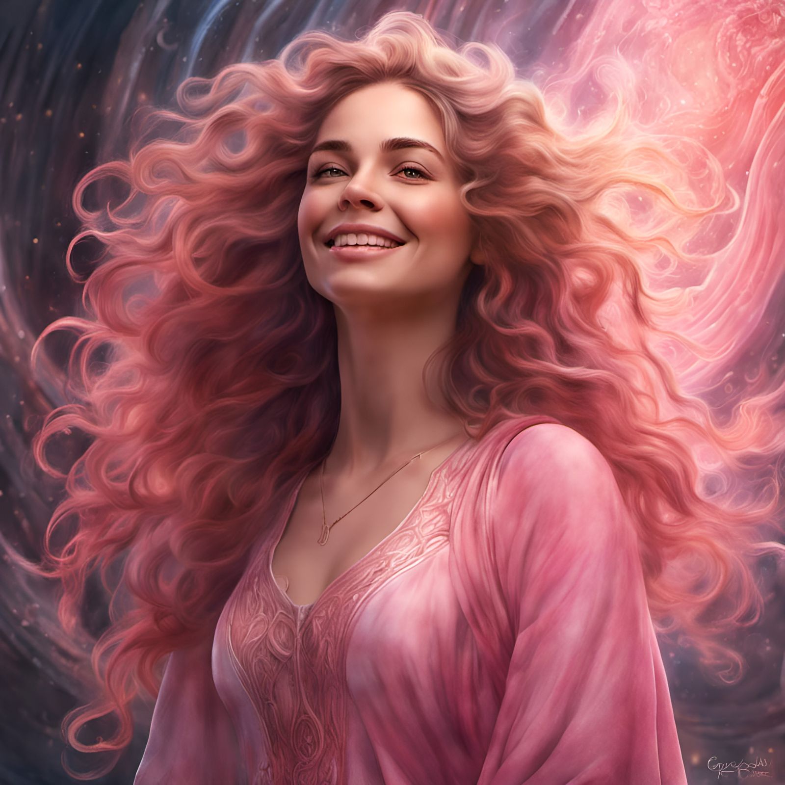 Pretty in pink - AI Generated Artwork - NightCafe Creator