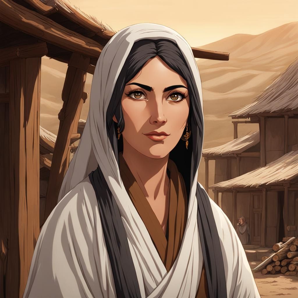 Bactrian woman - AI Generated Artwork - NightCafe Creator
