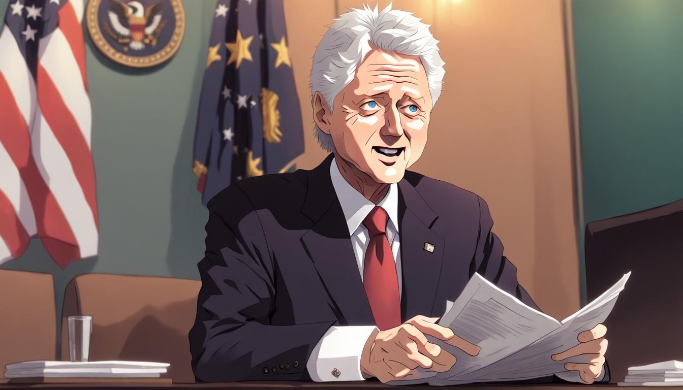 Bill Clinton - AI Generated Artwork - NightCafe Creator