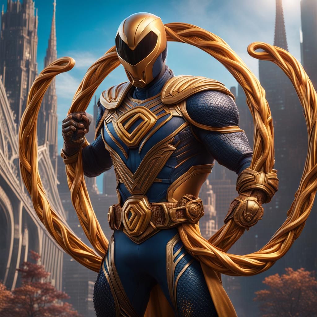 " Pretzel Man Superhero " - AI Generated Artwork - NightCafe Creator