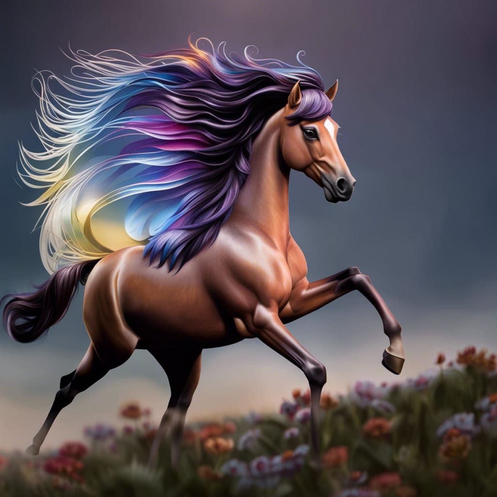 Fairy Pony - AI Generated Artwork - NightCafe Creator