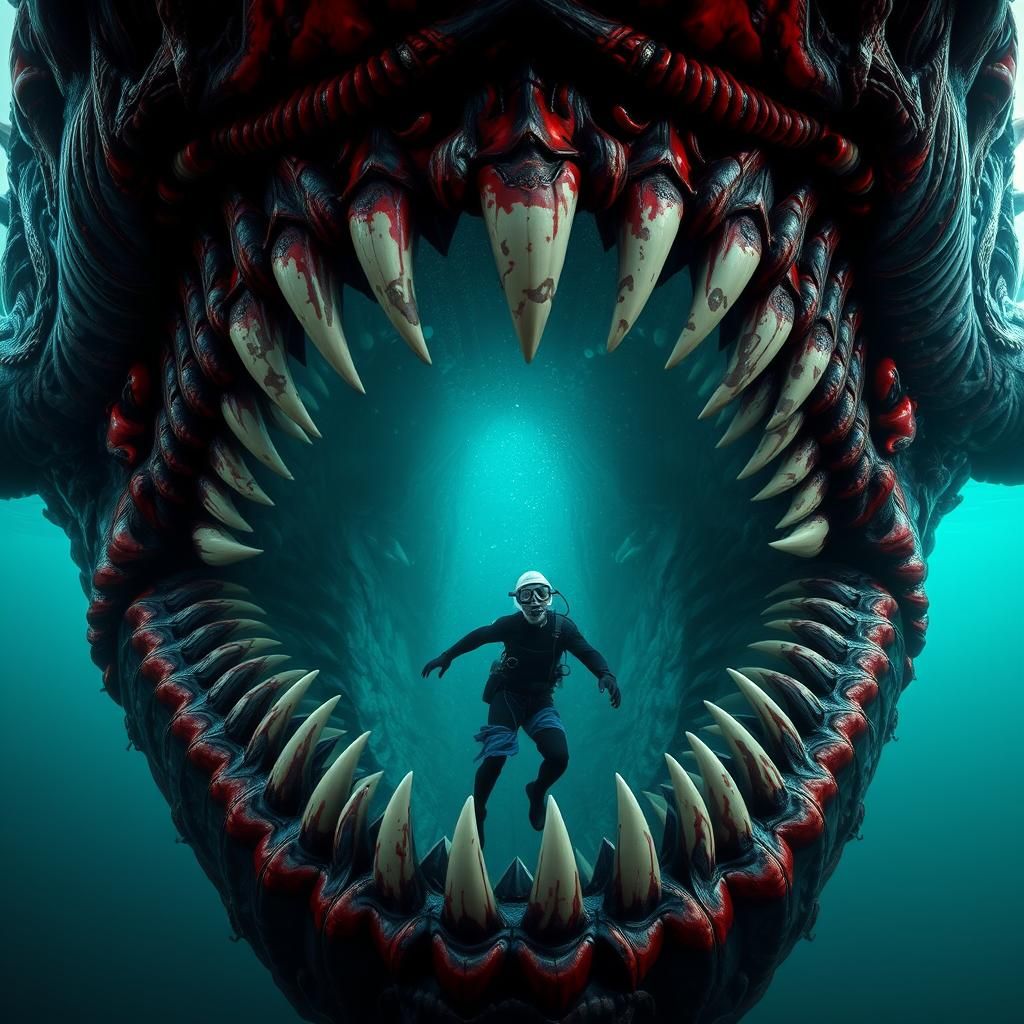 Extremely terrifying megalophobia underwater cosmic horror grand phobia ...