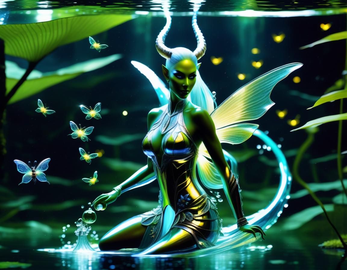 WATER DEMONESS - AI Generated Artwork - NightCafe Creator