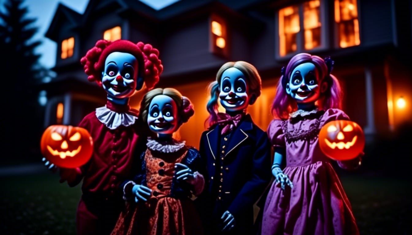 My perfect Halloween - AI Generated Artwork - NightCafe Creator