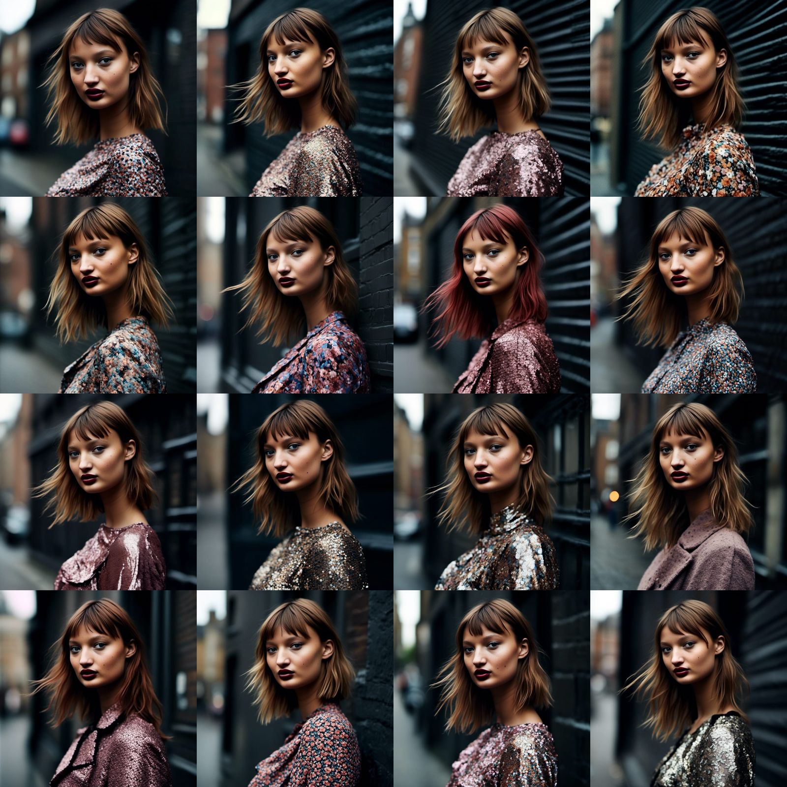 long Cleft Chin, Peter Lindbergh styled, Fashion photography col ...