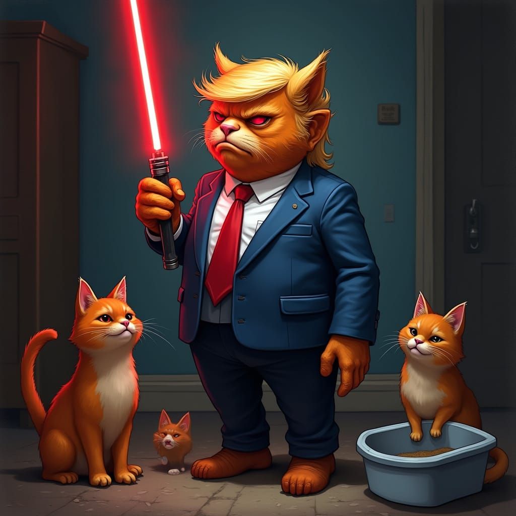 donald trump as a furry - Frightening Furry Donald Trump in ...