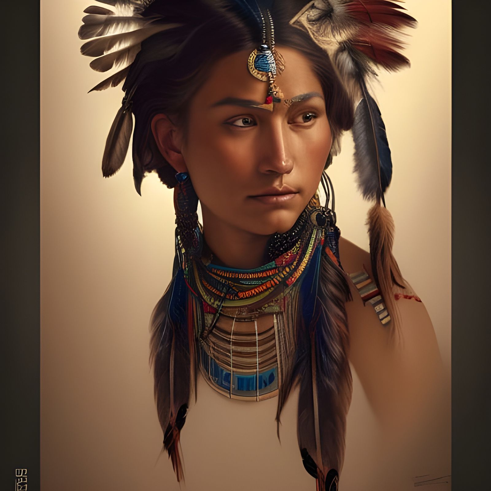 Native woman - AI Generated Artwork - NightCafe Creator