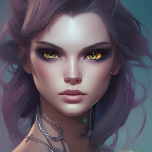 Alien Female - AI Generated Artwork - NightCafe Creator