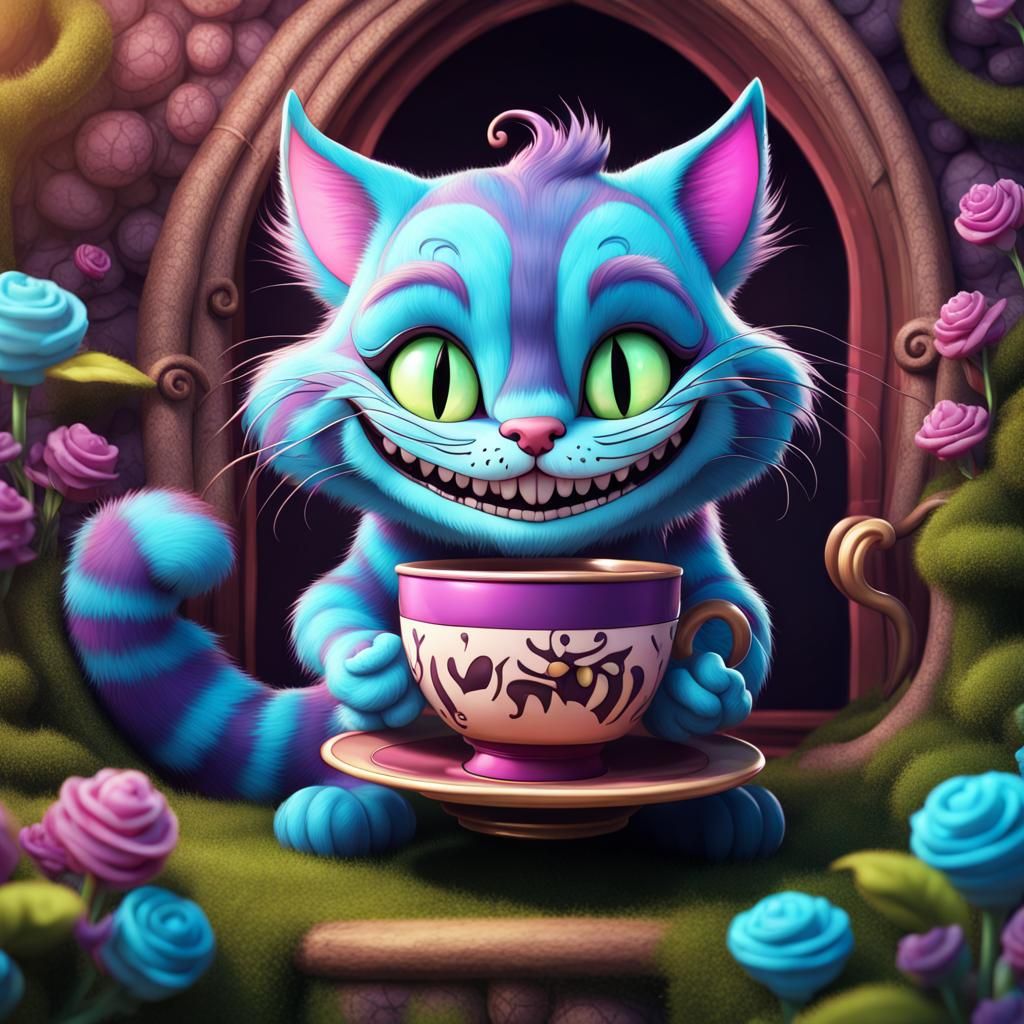 Cheshire Cat - AI Generated Artwork - NightCafe Creator