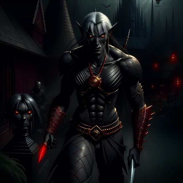 Drow Warriors - AI Generated Artwork - NightCafe Creator