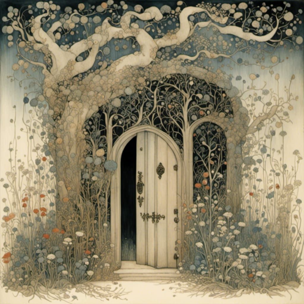 door by Sally Swannell, meticulous, intricate, entangled, intricately ...