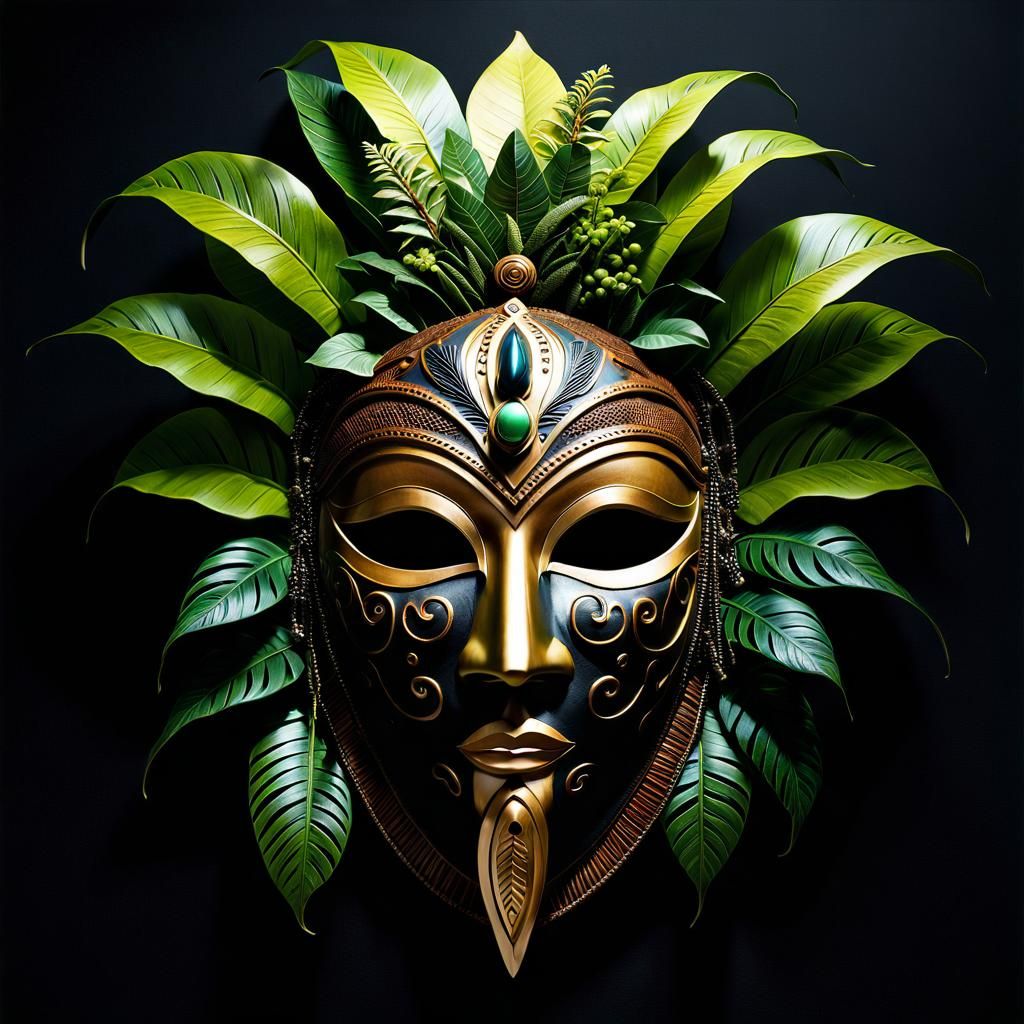 voodoo mask - AI Generated Artwork - NightCafe Creator