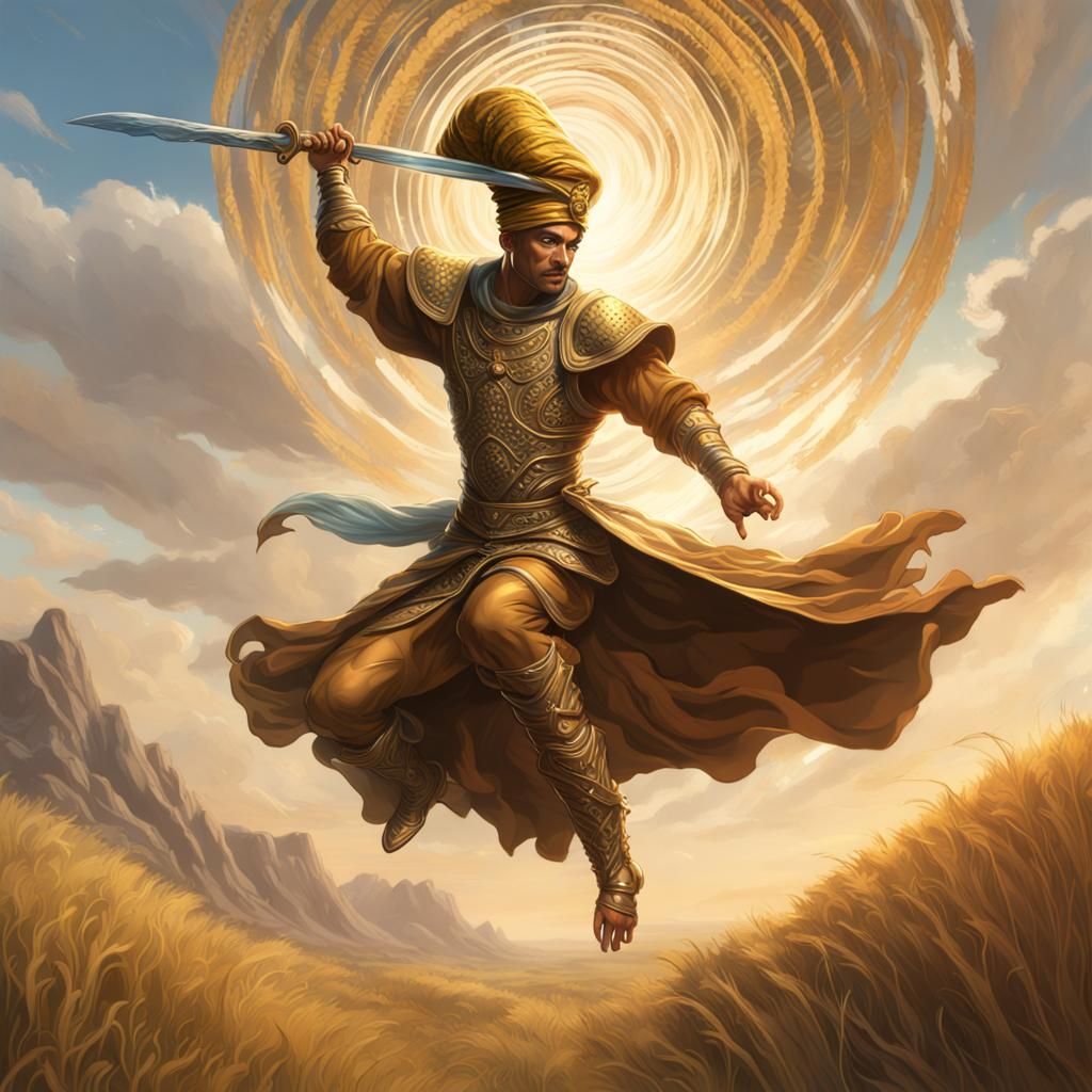 Vasu Male StormWarrior - AI Generated Artwork - NightCafe Creator