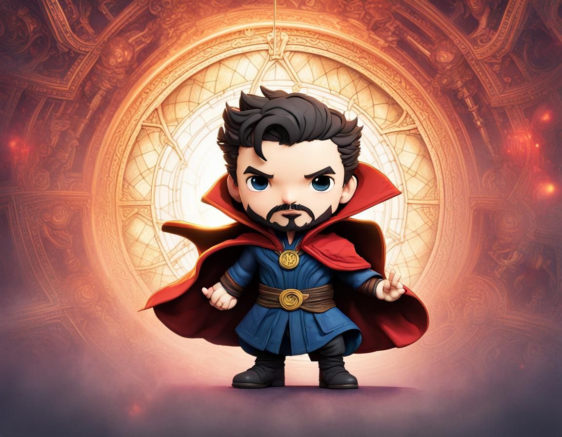 Chibi Doctor Strange - AI Generated Artwork - NightCafe Creator