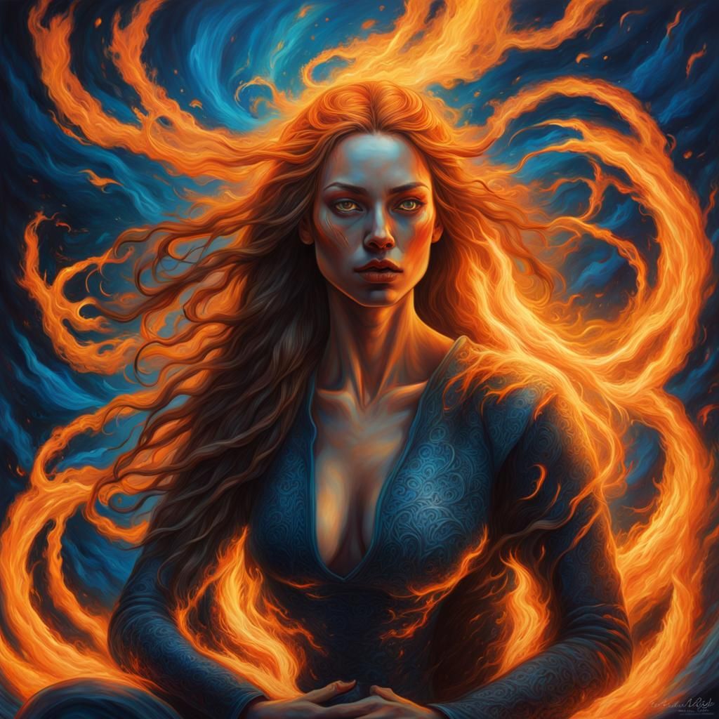 Elementals - Fire - AI Generated Artwork - NightCafe Creator