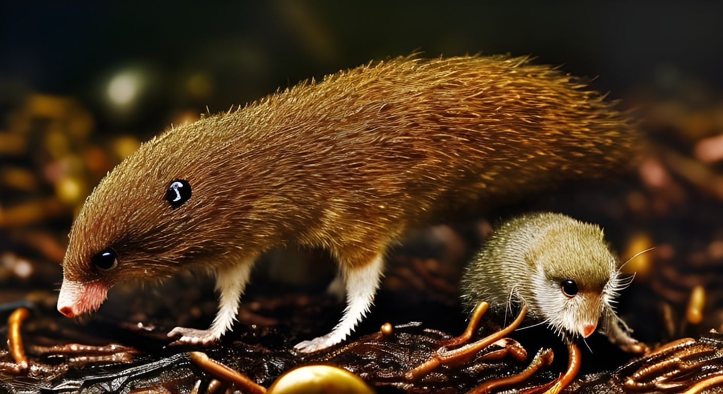 shrew mom and baby - AI Generated Artwork - NightCafe Creator