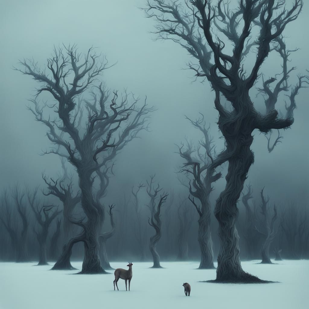 Trees - AI Generated Artwork - NightCafe Creator