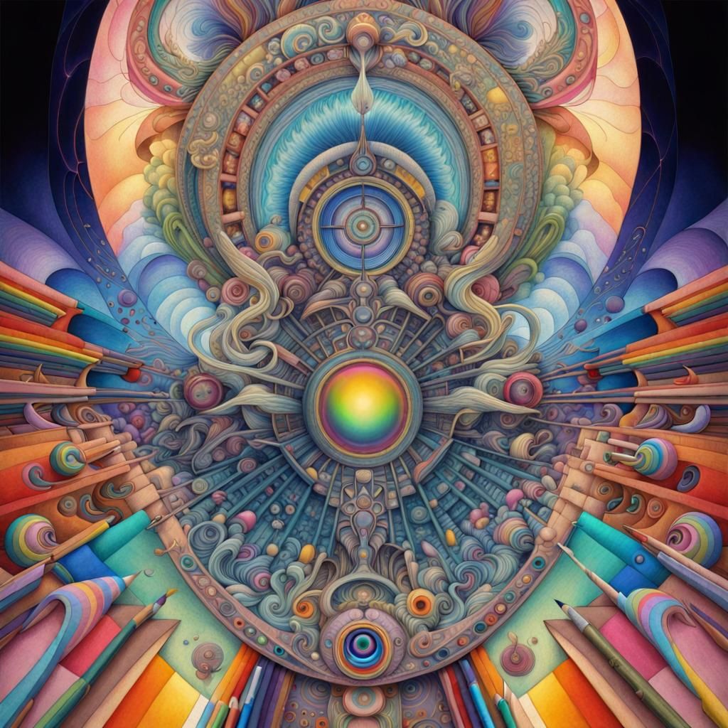 Polychromatic Wave Radiation Tantra - AI Generated Artwork - NightCafe ...