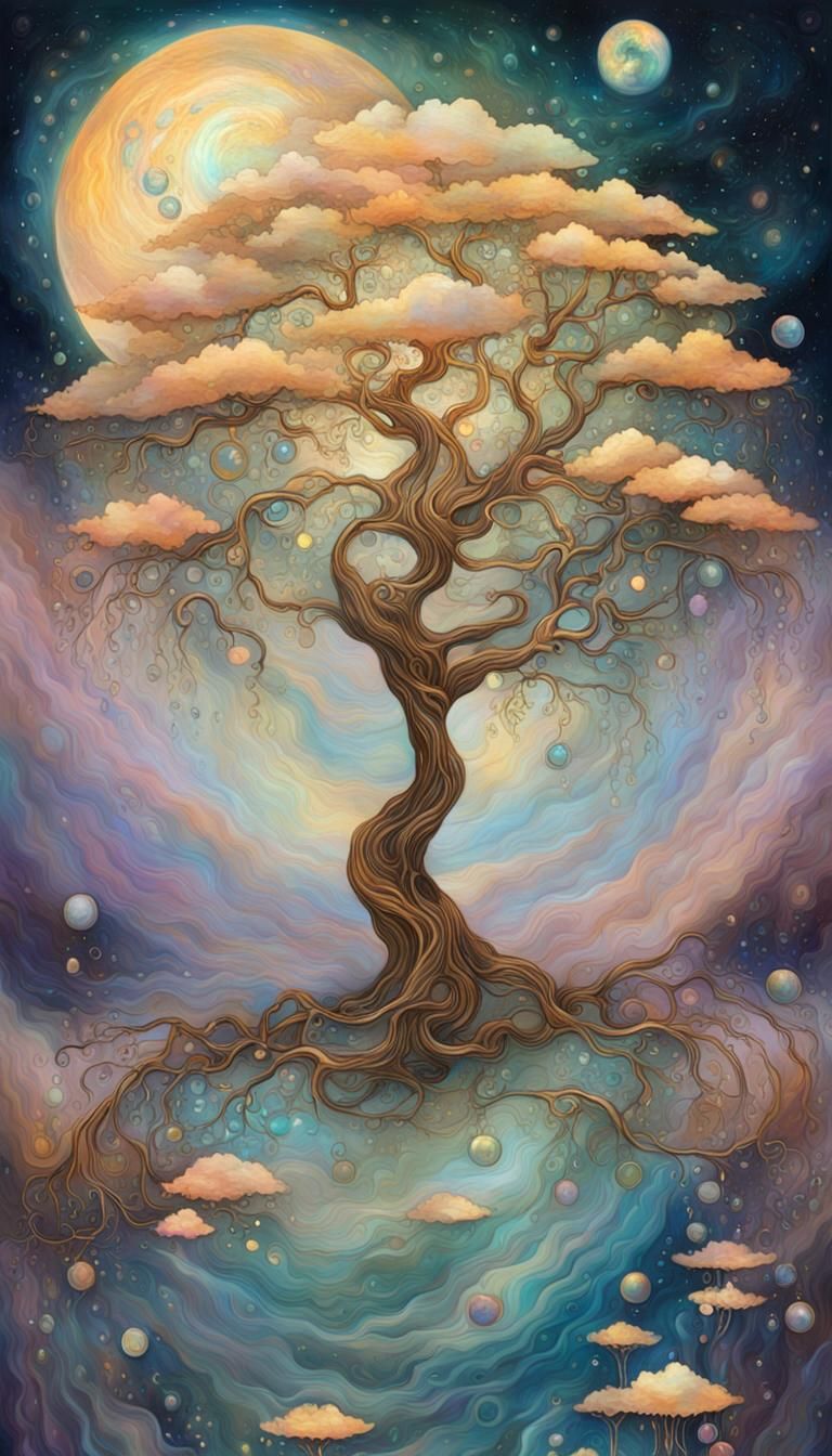 Growing galaxies - AI Generated Artwork - NightCafe Creator