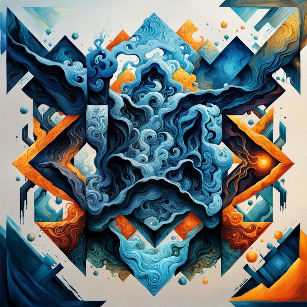 Magic Ink flow: 8k resolution photorealistic masterpiece: by Aaron ...