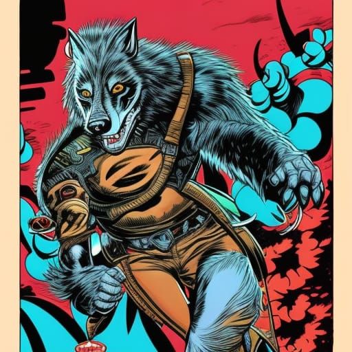 Lars Breaxface, Werewolf in Space - AI Generated Artwork - NightCafe ...