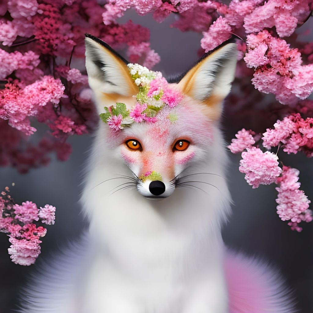 Sakura Fox - AI Generated Artwork - NightCafe Creator