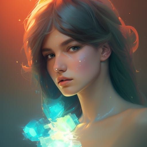 Head And Shoulders Portrait 20 Years Old 8k Resolution Concept Art