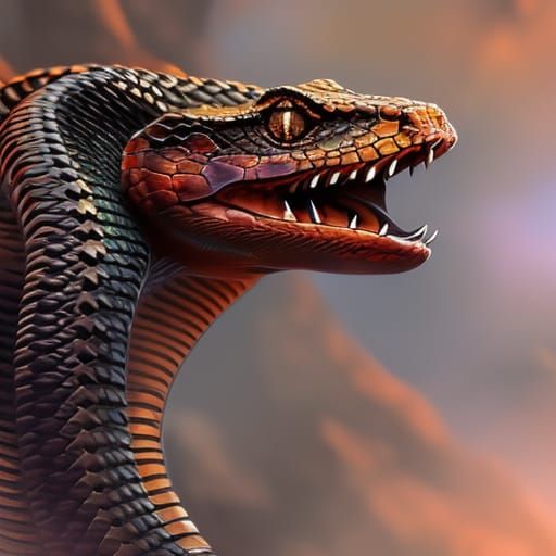 Snake - AI Generated Artwork - NightCafe Creator