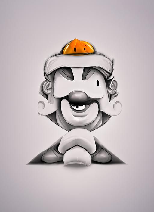Mario from Super Mario Brothers - AI Generated Artwork - NightCafe Creator