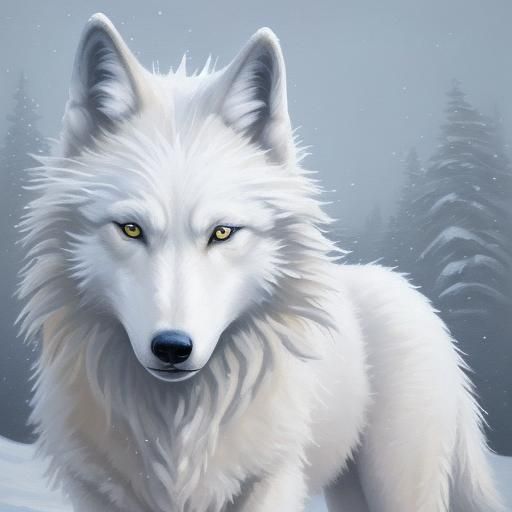 Wolf - AI Generated Artwork - NightCafe Creator