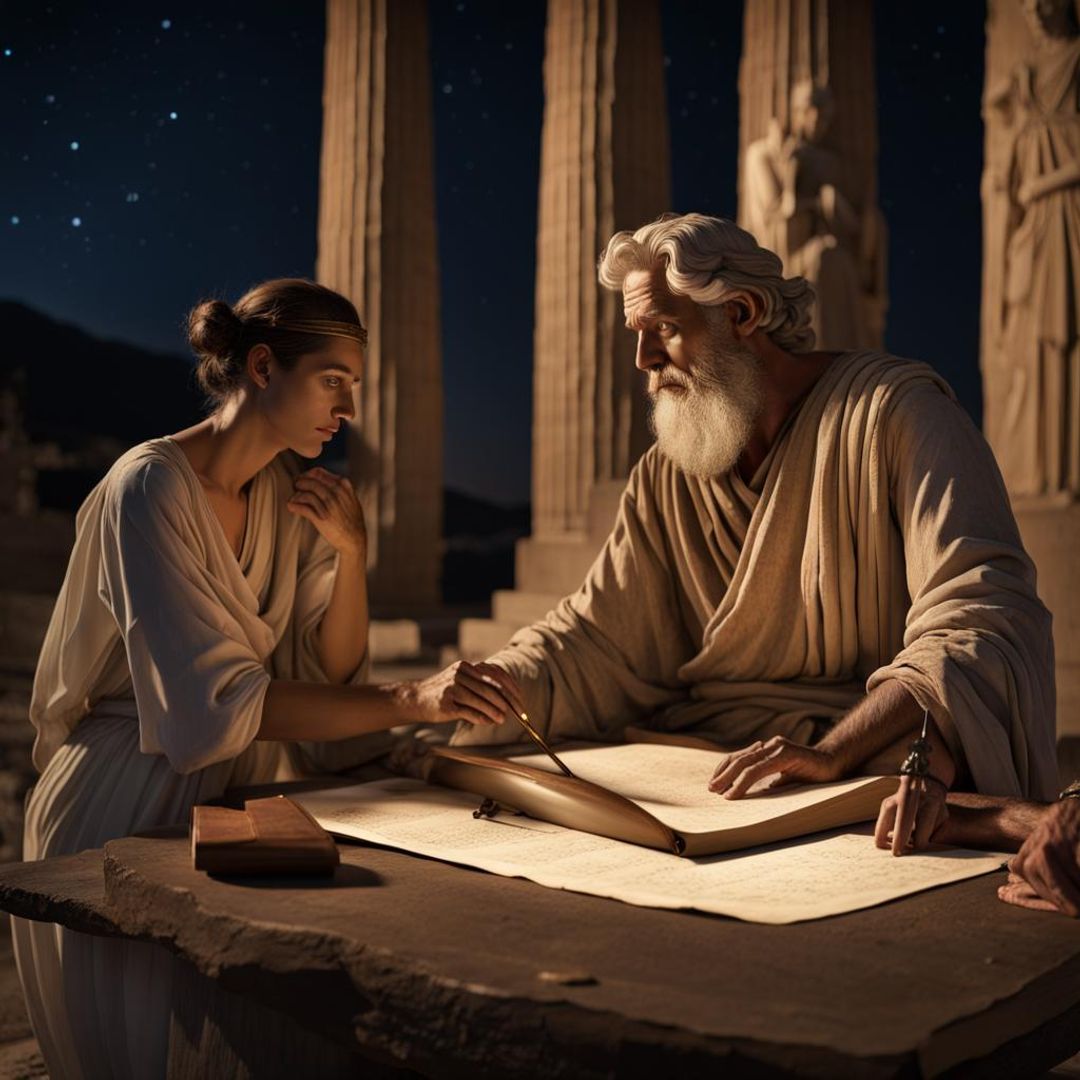 the philosopher Théano of Croton, and her husband the mathematician ...