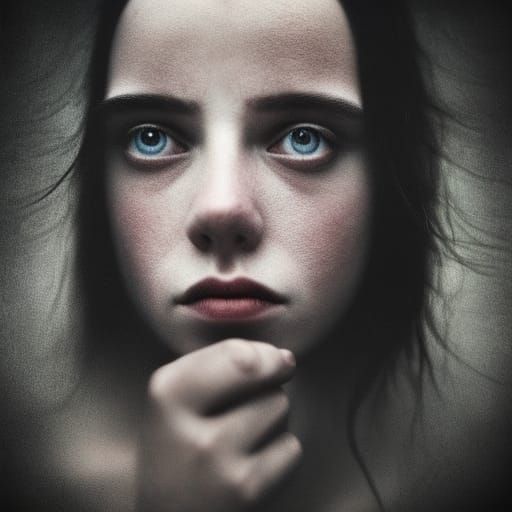 Sad eyes never lies - AI Generated Artwork - NightCafe Creator