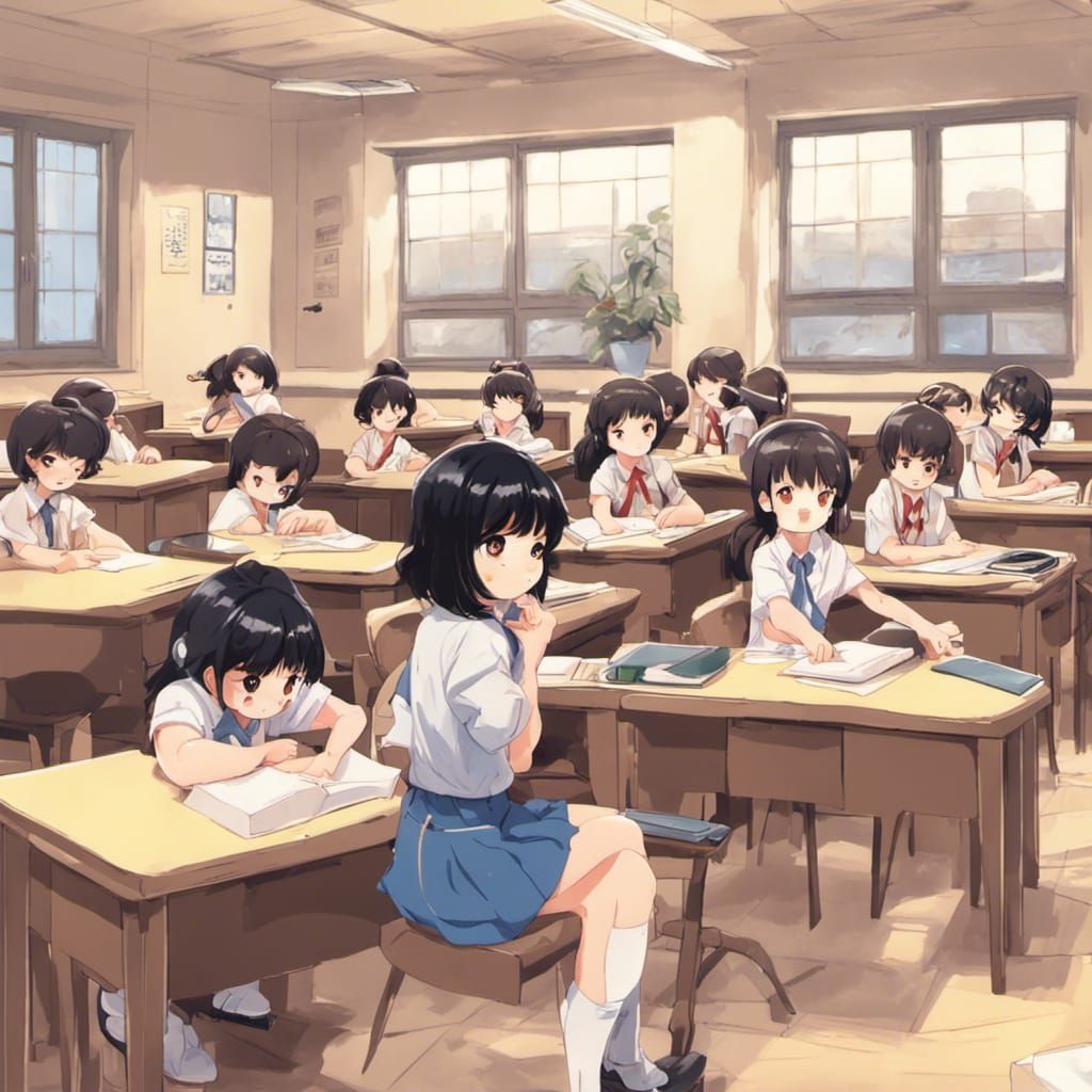 Moon at school - AI Generated Artwork - NightCafe Creator