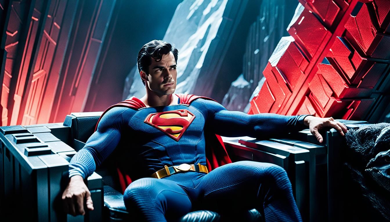 Superman relaxing in his Fortress of Solitude - AI Generated Artwork ...