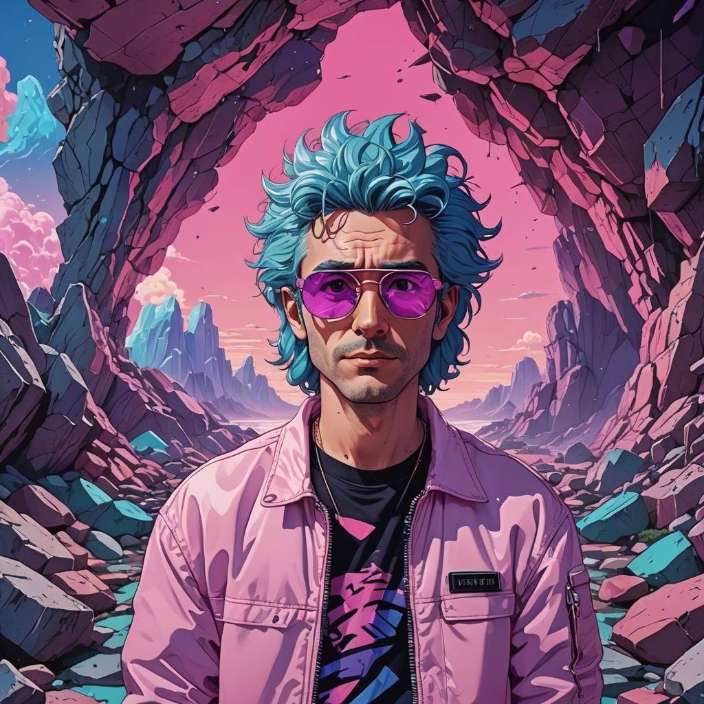 Young Miami Rick Sanchez - AI Generated Artwork - NightCafe Creator