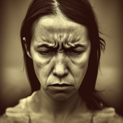 Angry woman - AI Generated Artwork - NightCafe Creator