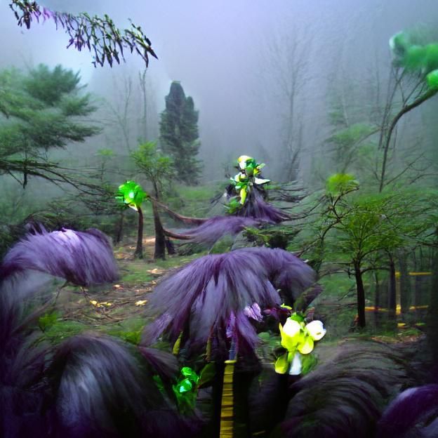 Foreboding forest - AI Generated Artwork - NightCafe Creator