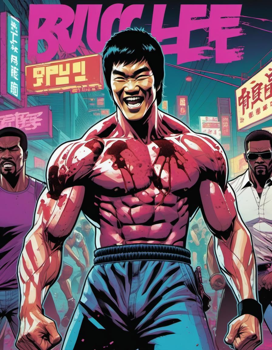 Bruce Lee - AI Generated Artwork - NightCafe Creator