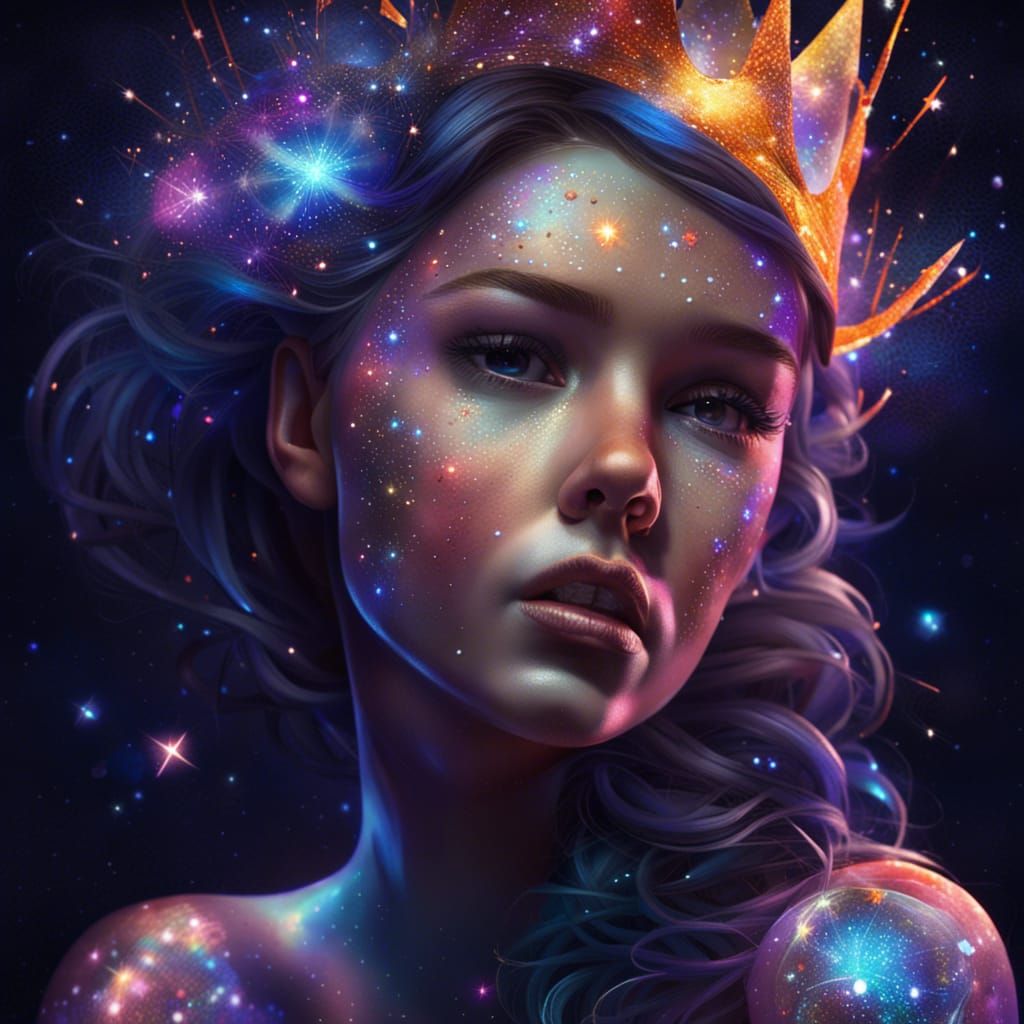 Cosmic queen - AI Generated Artwork - NightCafe Creator