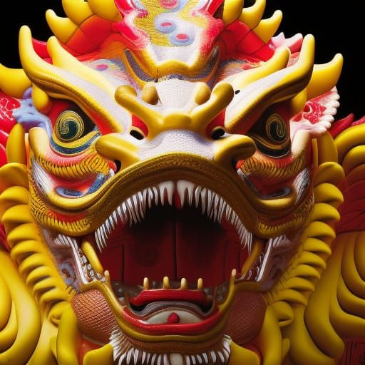 Chinese dragon - AI Generated Artwork - NightCafe Creator