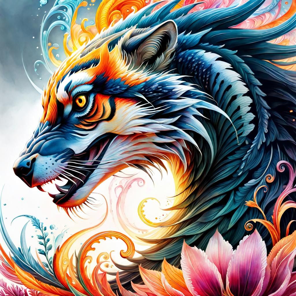 This is a strange world - strange monster - AI Generated Artwork ...