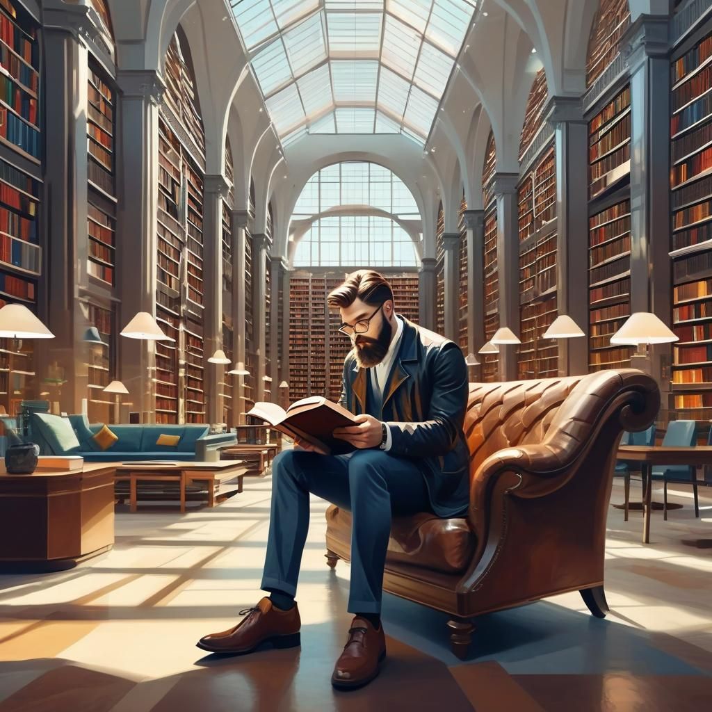 Library - AI Generated Artwork - NightCafe Creator