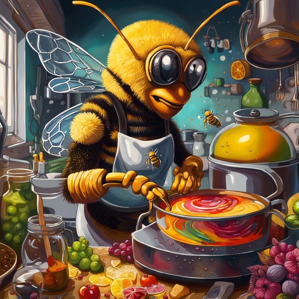 Bee power ! - AI Generated Artwork - NightCafe Creator