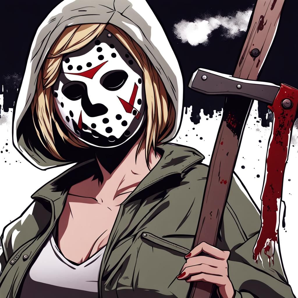Female Jason Voorhees - AI Generated Artwork - NightCafe Creator